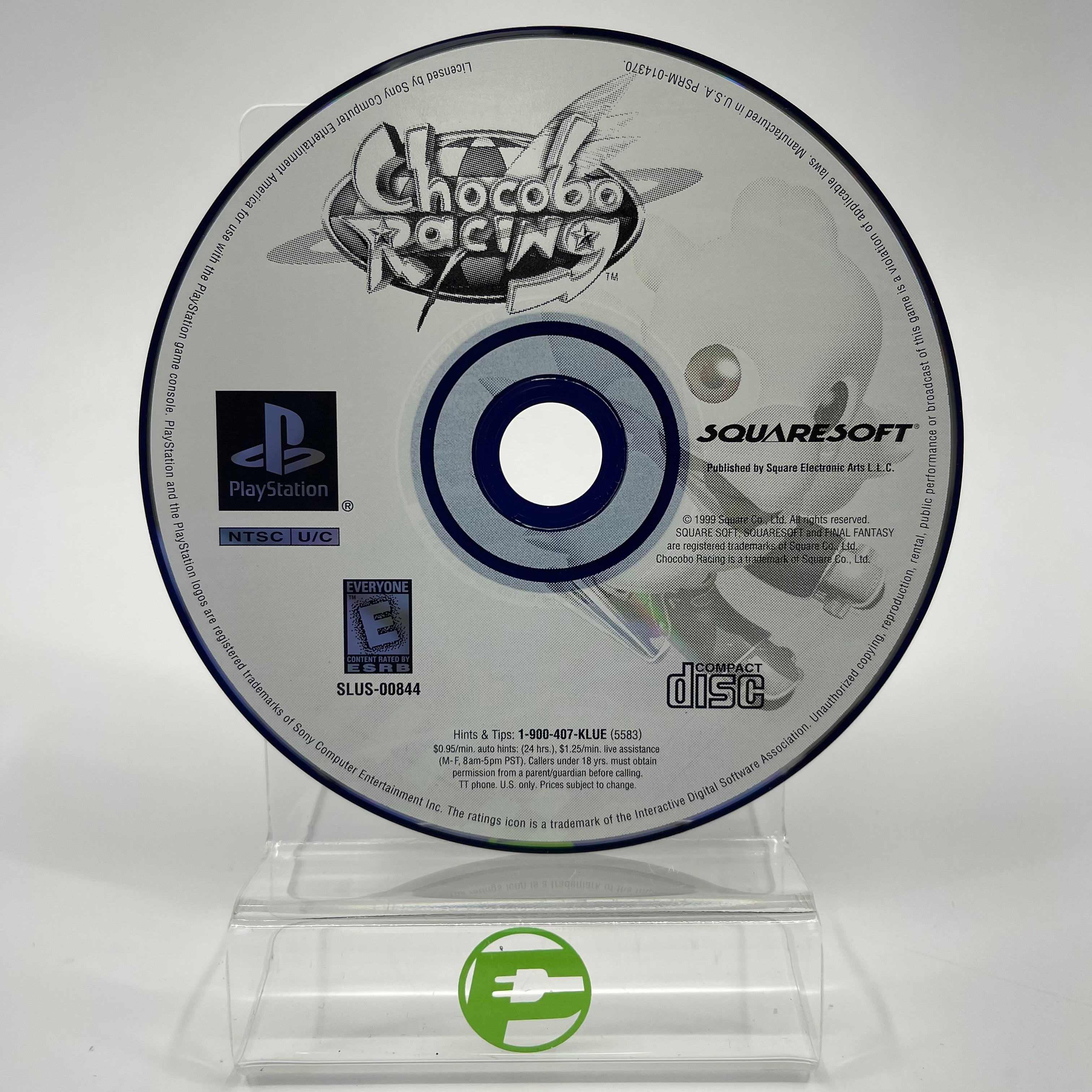 Chocobo Racing (Sony PlayStation 1 PS1, 1999) Disc Only – PayMore North ...